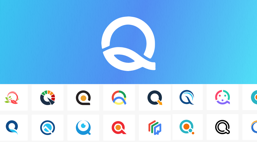 Q字母创意logo设计合集｜字母Q元素免费素材 - 标小智