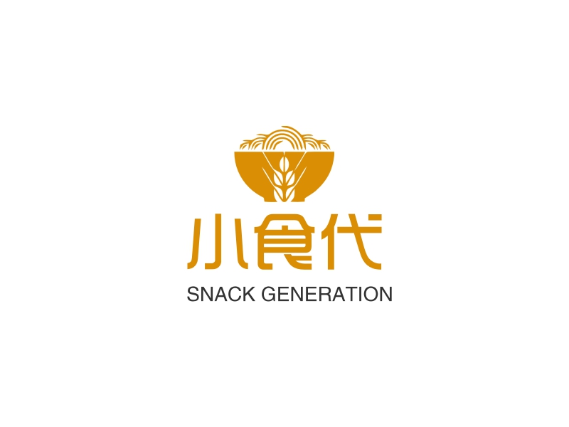 小食代logo设计 - 标小智