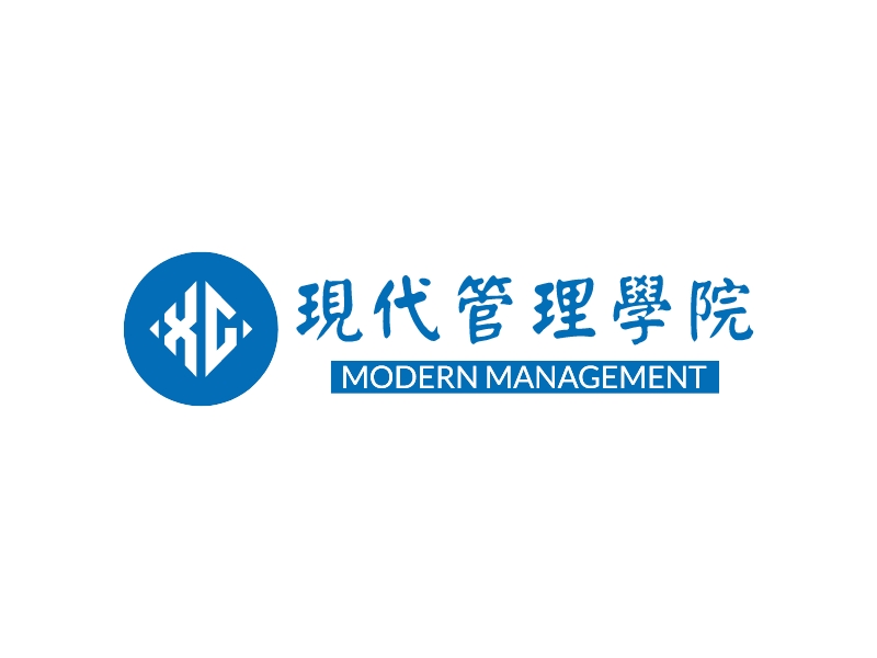 现代管理学院logo设计 - 标小智